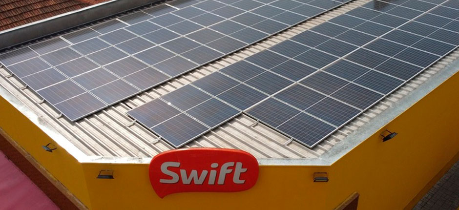 Swift atinge a marca de 100 lojas com geração de energia solar | Portal ...